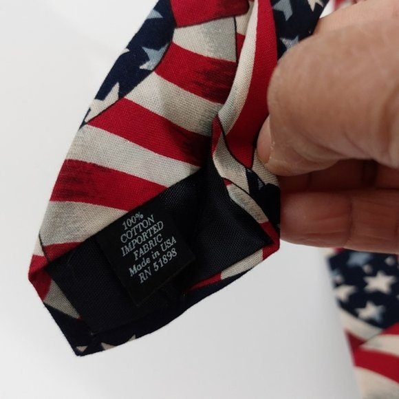 Vintage | Accessories | Vintage Beans Mcgee American Flag Mens 0 Cotton ...
